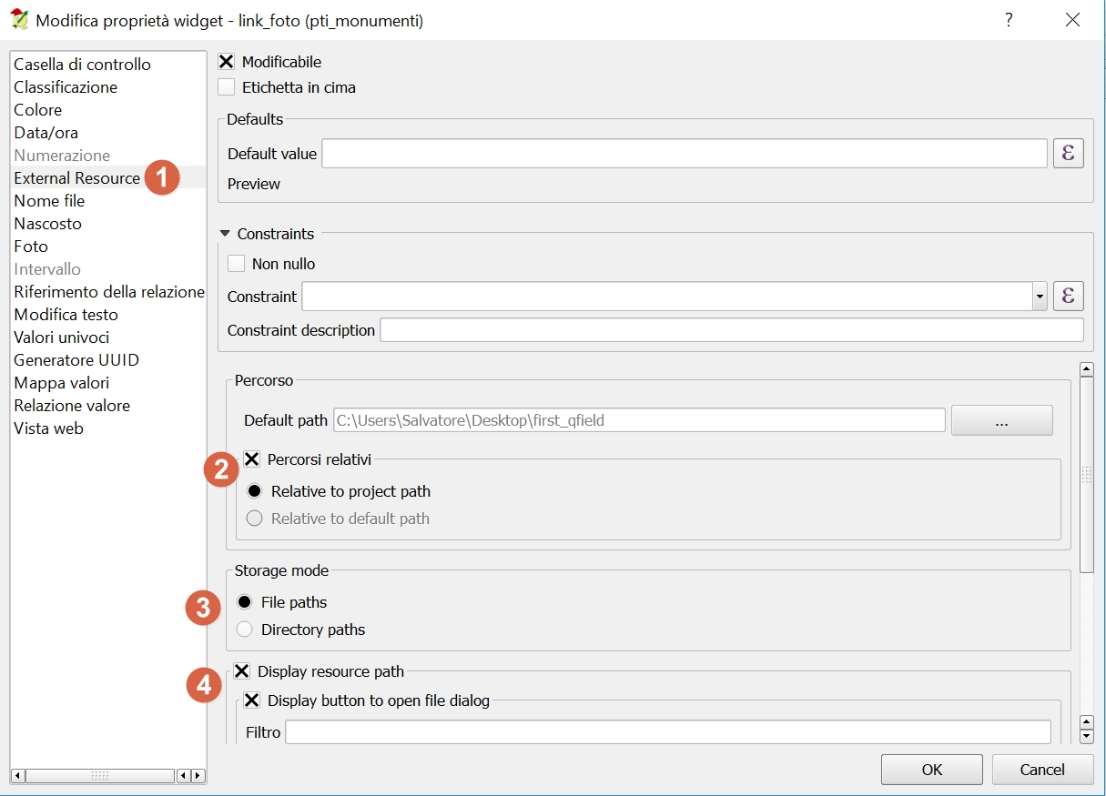 Qfield: un primo esempio pratico | pigrecoinfinito
