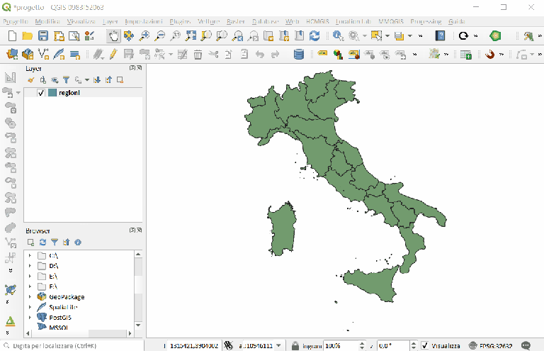 QGIS map tips con tabella | pigrecoinfinito