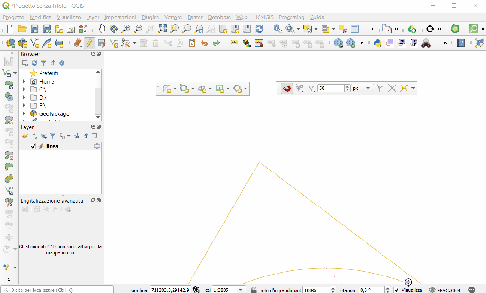 QGIS Shape Digitizing Toolbar | pigrecoinfinito