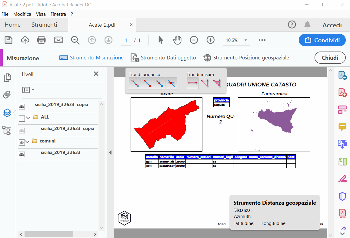 QGIS GeoPDF Layered | pigrecoinfinito