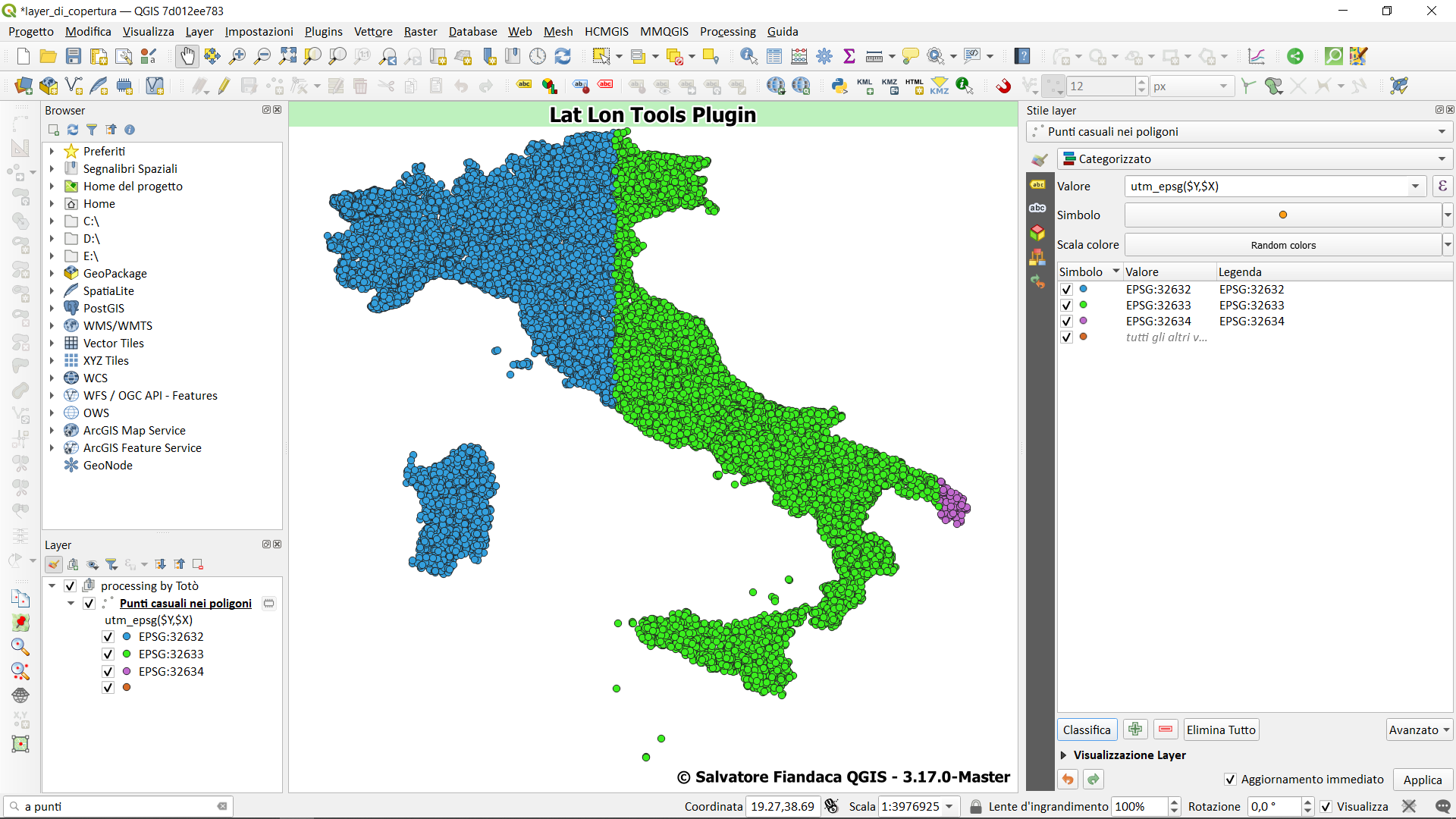 QGIS: Lat Lon Tools Plugin | pigrecoinfinito